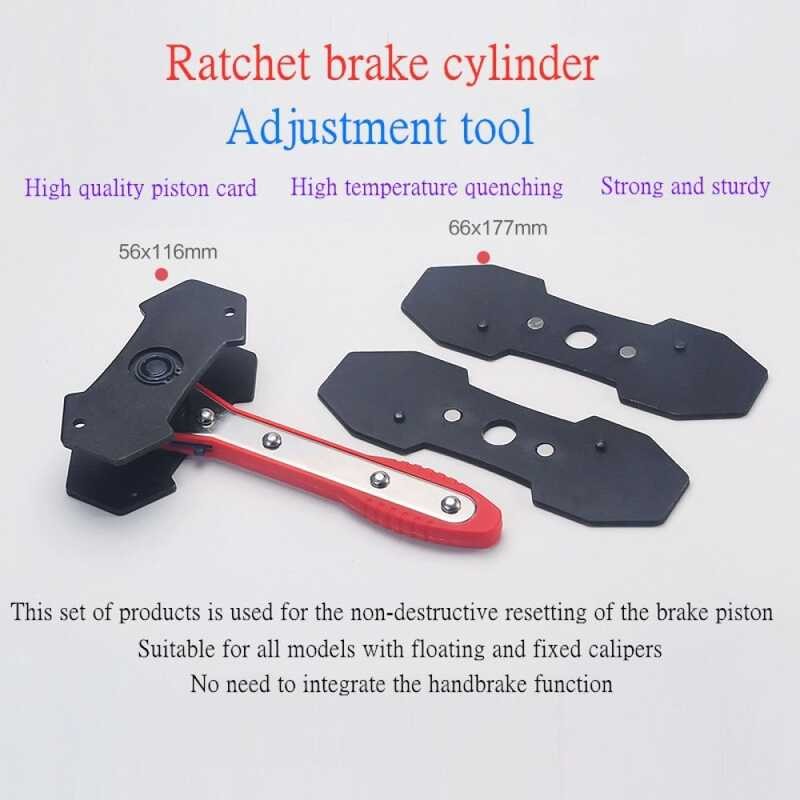 Disc Car Ratchet Caliper Spreader Tool Piston Compressor Wrench Brake ...