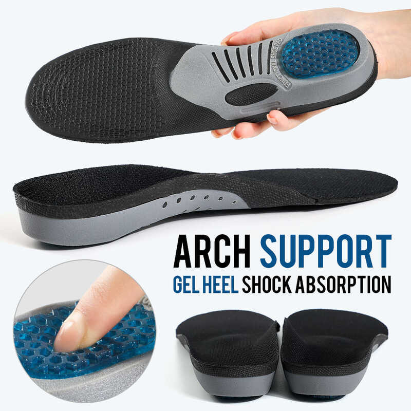 Premium Orthotic Gel Insoles Orthopedic Flat Foot Health Sole Pad For ...