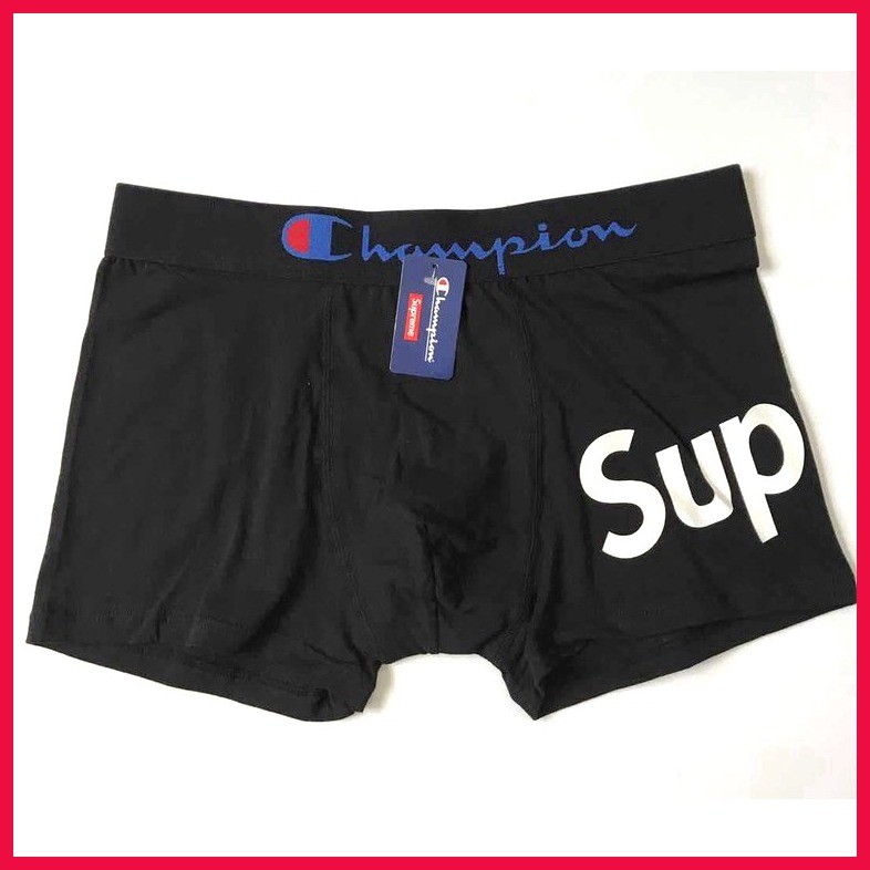 Champion Supreme Man Plain Cotton Boxer Briefs Men Boxers Male Trunks ...