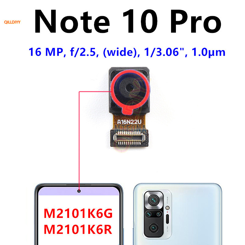 Front Rear Main Camera For Xiaomi Redmi Note 10 Pro M2101K6G, M2101K6R ...