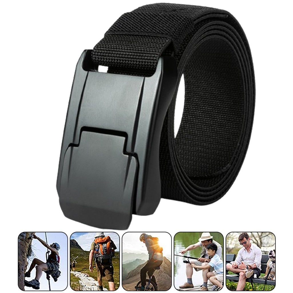 Men's Belt Tactical Belt Heavy Duty Webbing Belt Adjustable Military ...