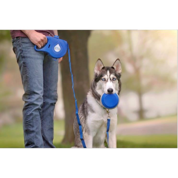 Multifunction Pet Dog Leash with Built-in Water Bottle Bowl Waste Bag ...