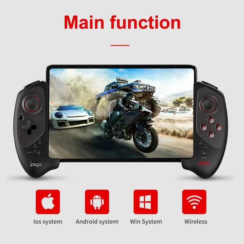 PG-9083SH Ipega Bluetooth Gamepad With Hall Joystick for Android IOS ...