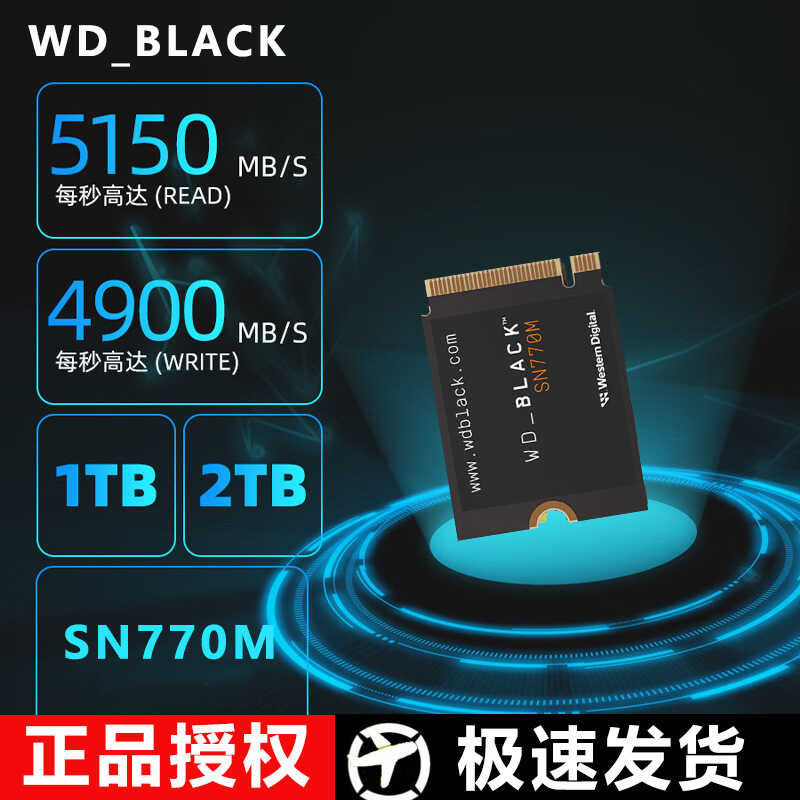 Western Data 1T SSD Solid State Drive M.2 Suitable for SN770M PCIe4.0 ...