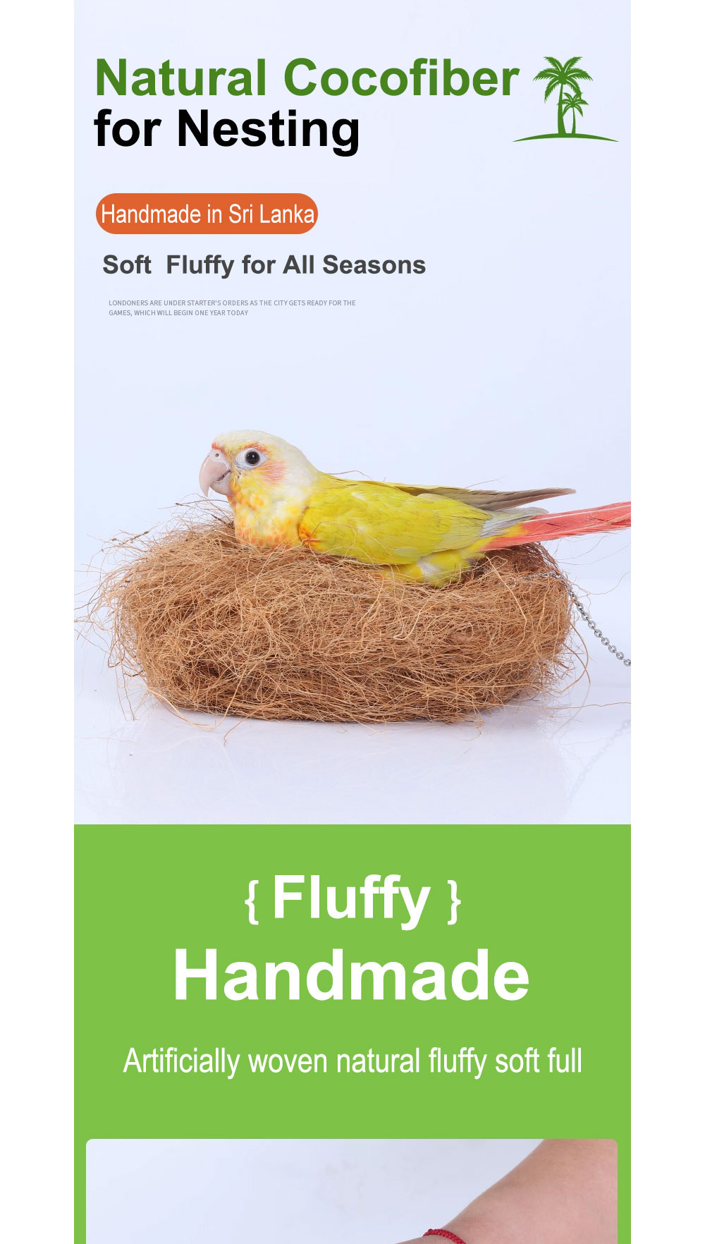 Bird Shop PH Bird Nesting Material Nest box Bedding Cocofiber | Hay ...