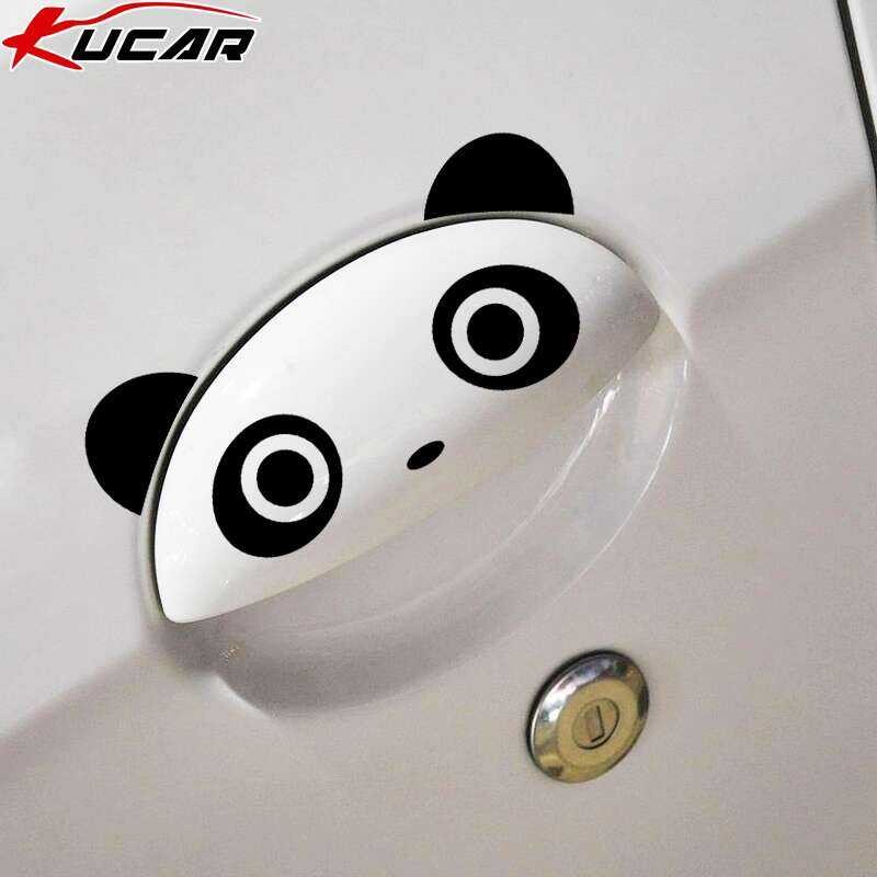 Kucar Cartoon Car Geely Panda Door Handle Sticker | Shopee Philippines