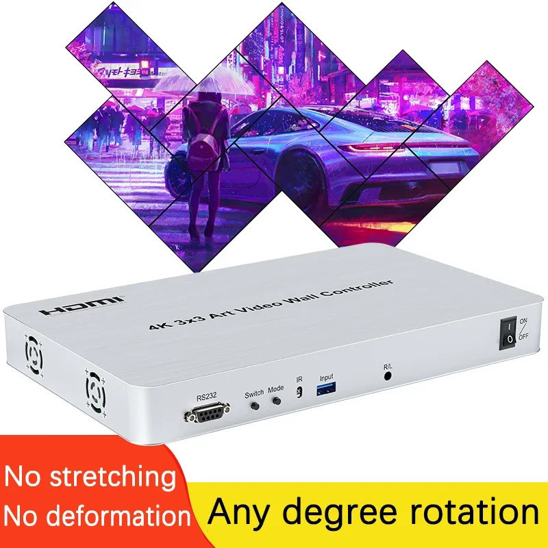 4K 3x3 1x2 1x3 1x4 1x5 2x2 2x3 2x4 Multi Screen Processor HDMI Art ...