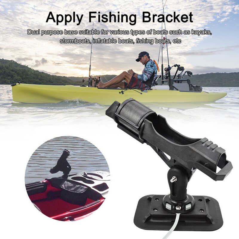 Iatable Boat Accessory Device Rod Holder Kayak Fix Pole Bracket Dinghy ...