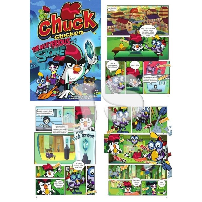 CHUCK CHICKEN SERIES 01 - 07 JILID :ZOMBIE INVASION VERSION ENGLISH ...