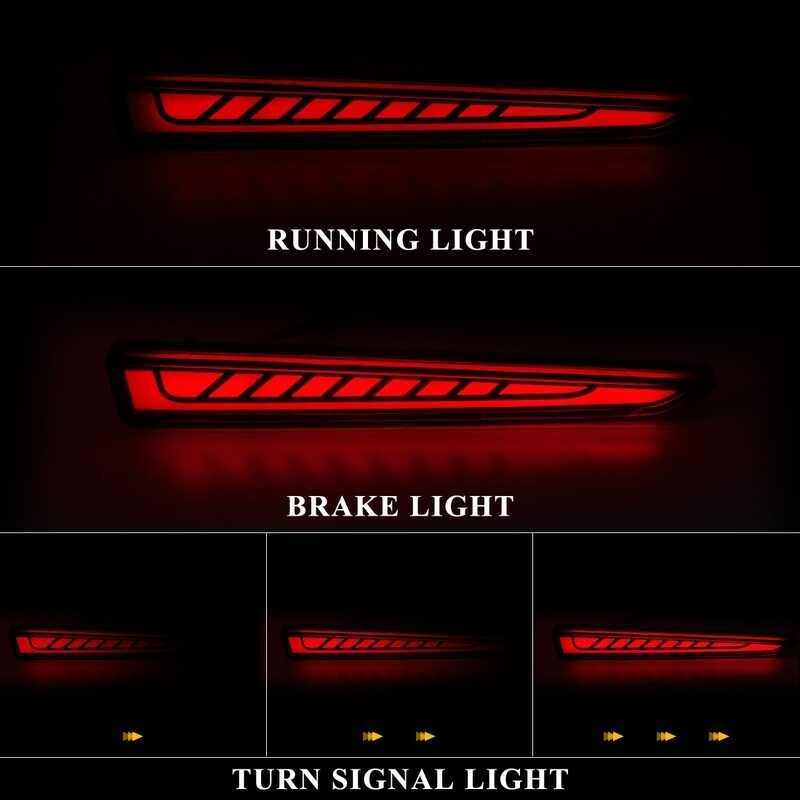 卍 Sa Toyota Para Raize 2019 2020 2021 2022 LED Rear Bumper Reflector ...
