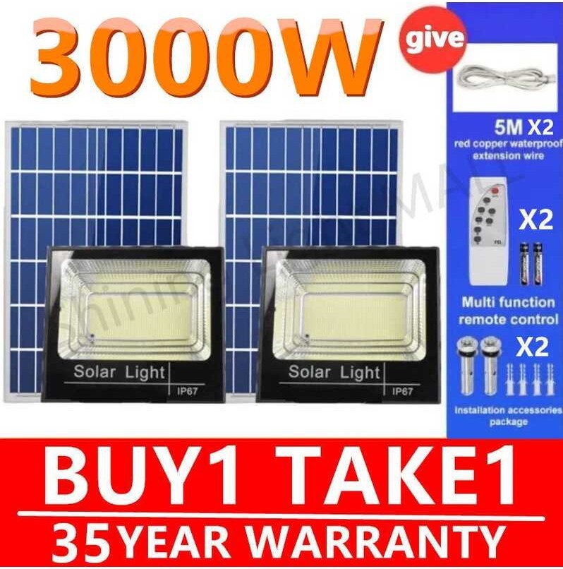 COD 2024 \ 12304; Free Shipping 】 pagbaha araw 1000W walang tubig labas ...
