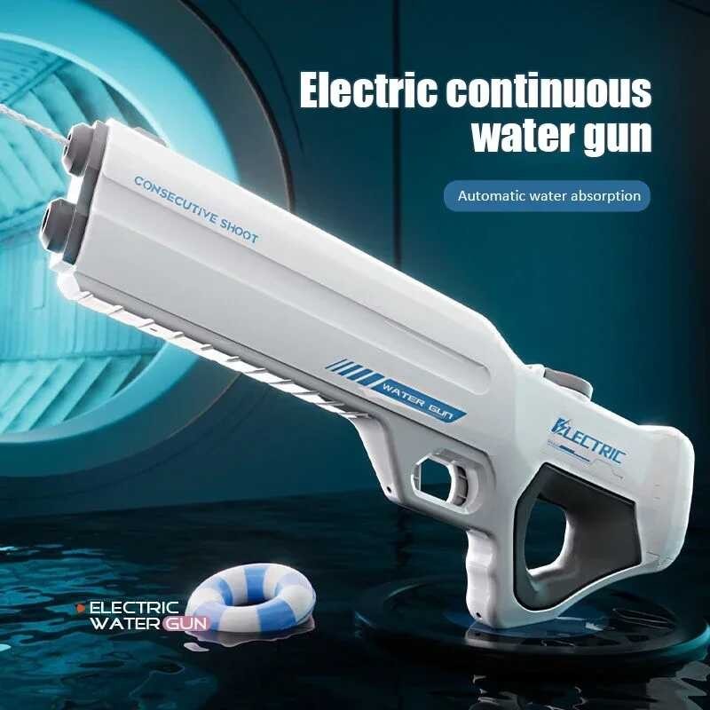 Electric Fully Automatic Suction High Pressure Water Blaster Pool Gun ...