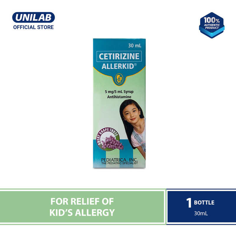 Allerkid 30 mL Syrup For Relief Of Kid's Allergy | Shopee Philippines