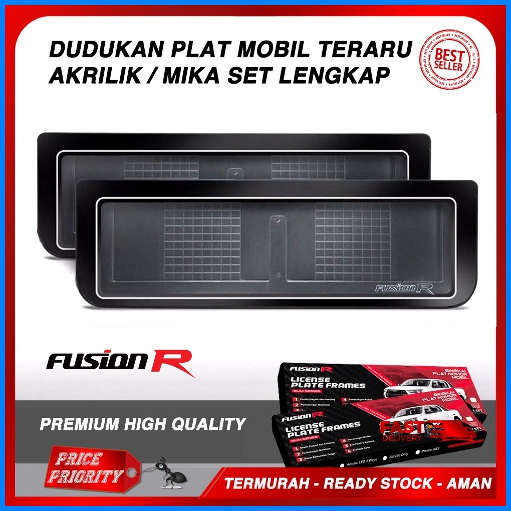 Universal Mica Acrylic Car Number Plate Holder / Car License Plate ...