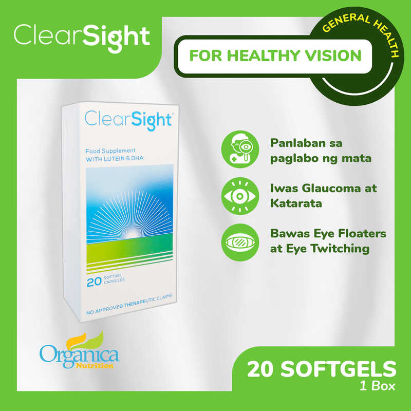 Clear [Lutein for Eyesight] ClearSight Eye Supplement (1 Box) COD Sight ...