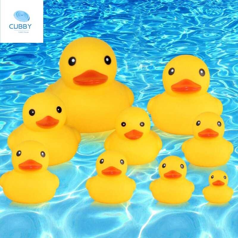 901 CUBBY With & Squeeze Sound At Little Water Toy Cute Yellow Duck ...