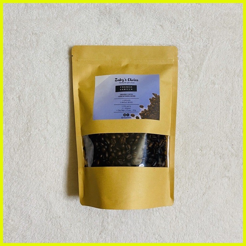 FLAVORED COFFEE FROM BATANGAS WHOLE BEANS 250 grams (250 g) | Shopee ...