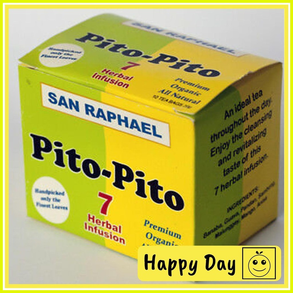 ♠ San Raphael Pito-Pito Herbal Tea 1 Box / 10 Tea Bags (20g) | Shopee ...