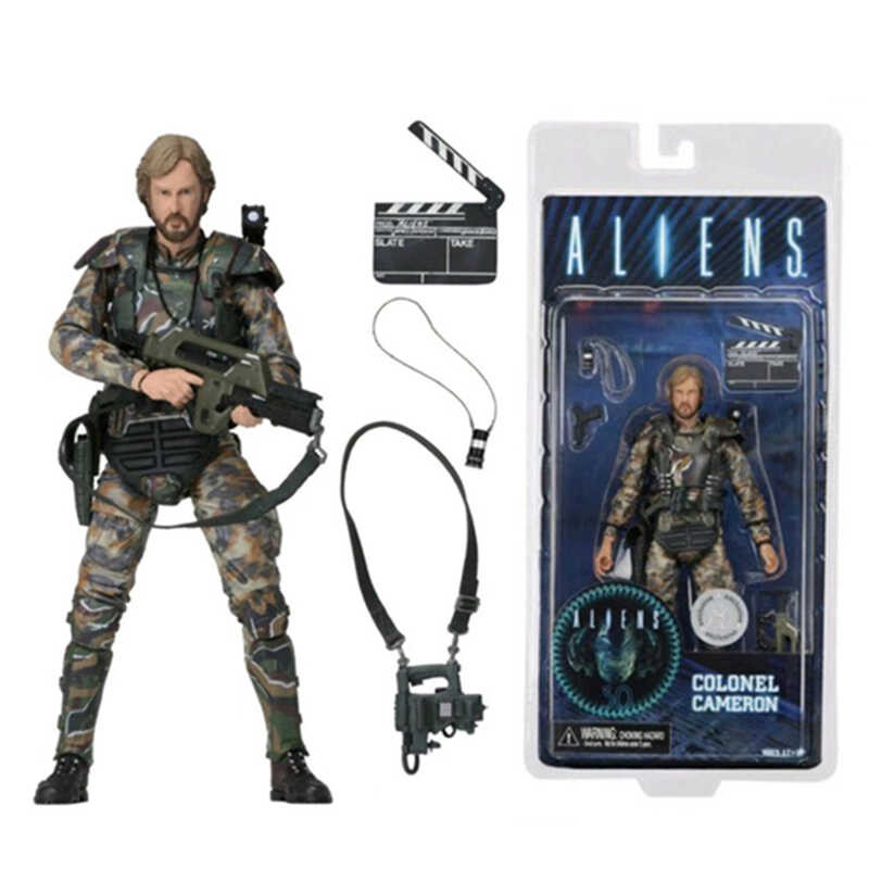 NECA Alien Colonel Aliens Vs Predator Action Figure Director James ...