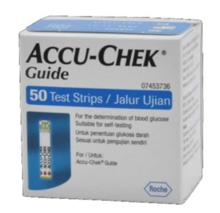 LY Accu-CHek Guide 50 TeSt StripS SHeetS / Accu CHeck Guide StripS 50 ...