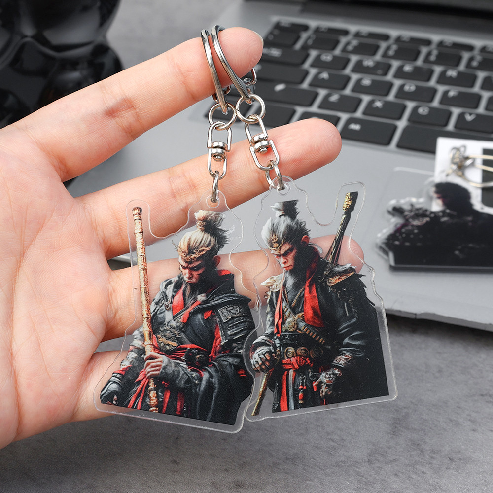 1/3Pcs Unique Black Myth Wukong Acrylic Keychain - Exquisite Black Myth ...