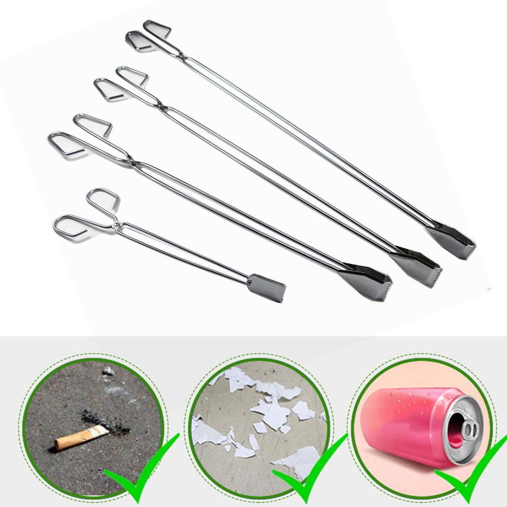 [GTH] Stainless Steel Garbage Tongs Sanitation Pick Up Tongs Barbecue ...