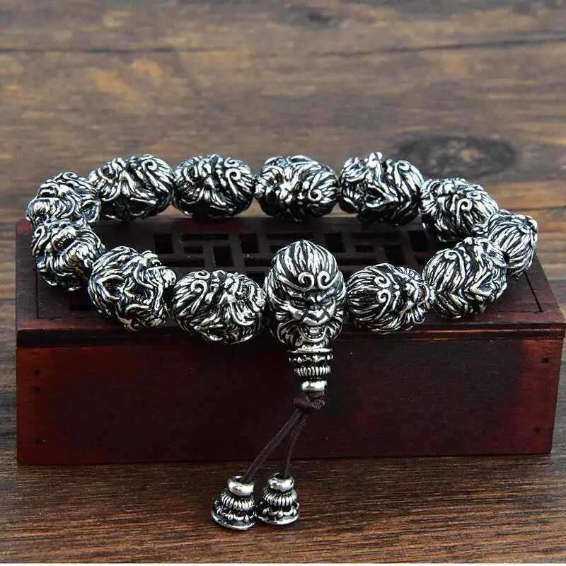 Black Myth Wukong Retro Monkey Head Hand String Qi Tian Da Sheng ...