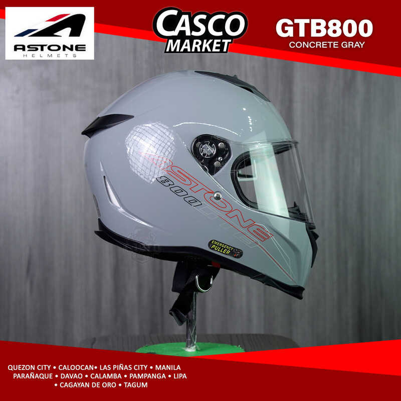 ASTONE GTB800 FULL FACE ABS PLAIN DUAL VISOR MOTORCYCLE HELMET New ...