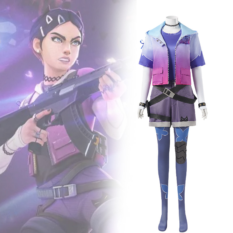 Unisex Clove Versatile Cosplay Costume For Valorant Game Featuring ...
