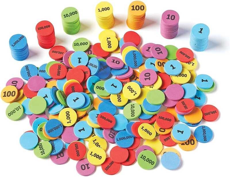 Learning Resources Place Value Dis, Early Math Skills, Set of 280 ...