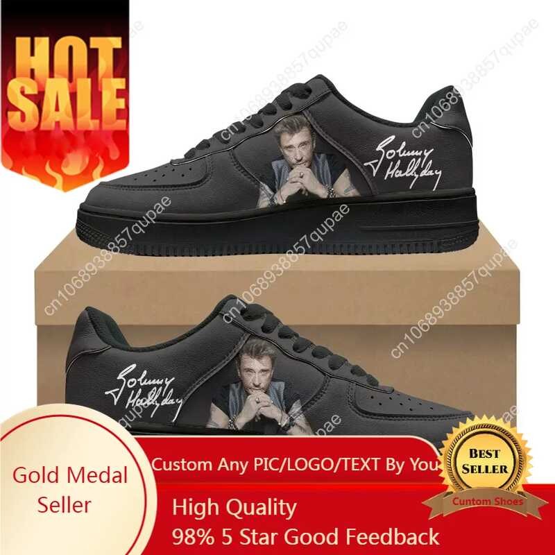 Johnny ☆ Hallyday Rock Singer Shoes AF Basketball Mens Womens Running ...
