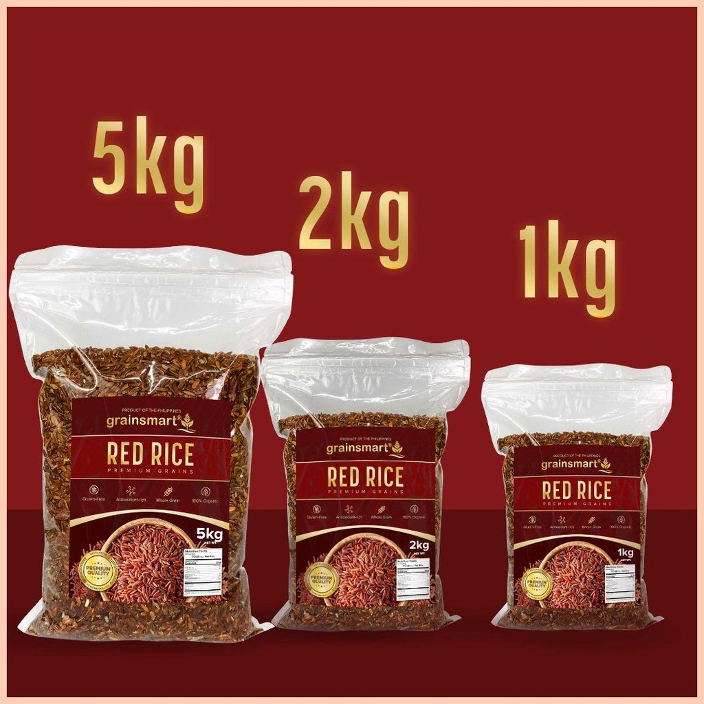 Grainsmart Rice Premium Grains Red Rice 2KG | Shopee Philippines
