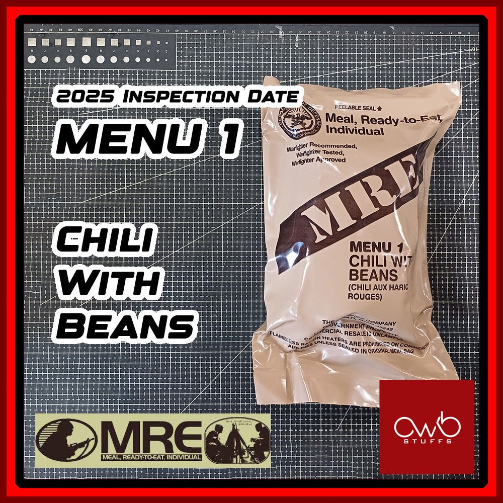 MRE 2025 Inspection Date USA Military Meals Ready to Eat - Case A Case ...