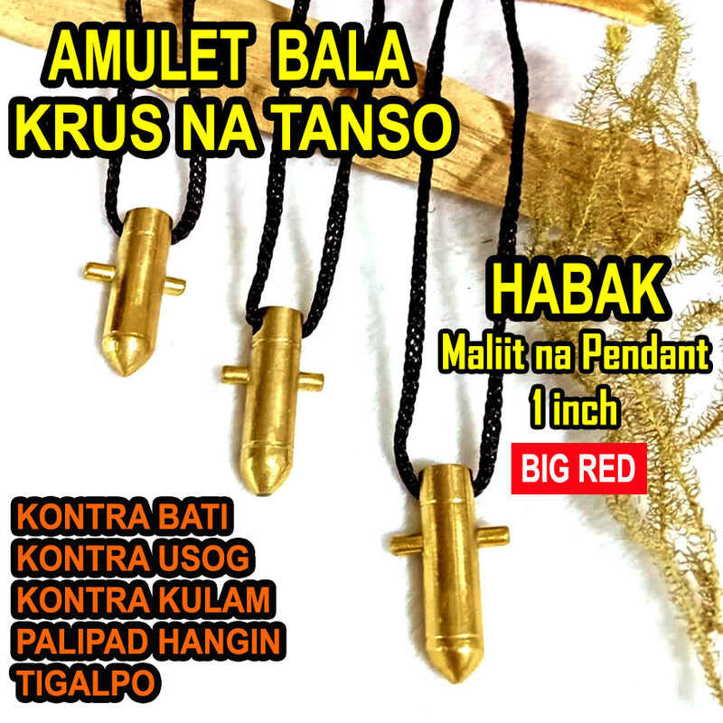 AMULET NA BALA KRUS TANSO PENDANT NECKLACE KONTRA BATI USOG INGGIT ...