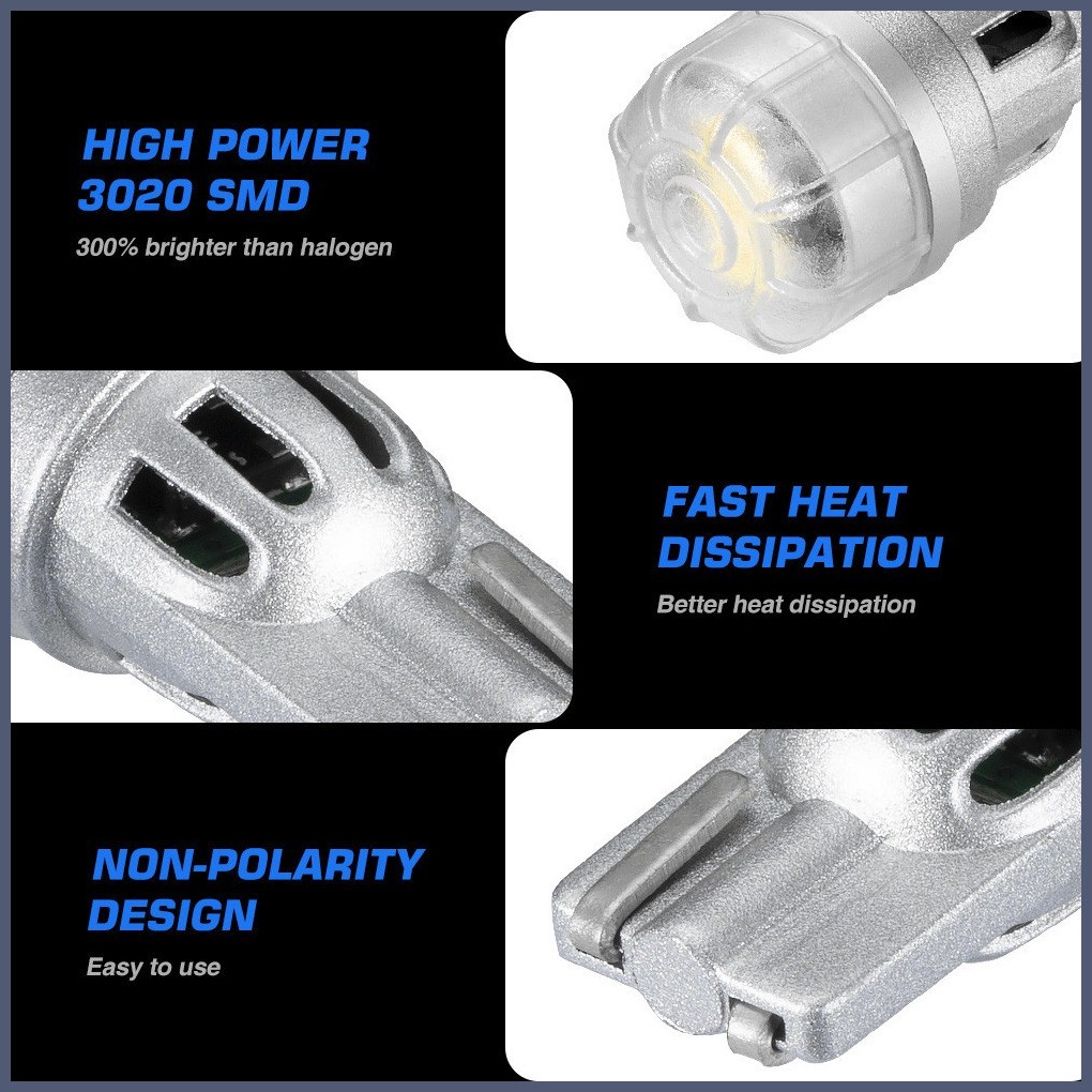 ⭕ ≈ ♈ Novsight T10 SL2 signal light 2W 188LM / 144LM / 65LM White ...