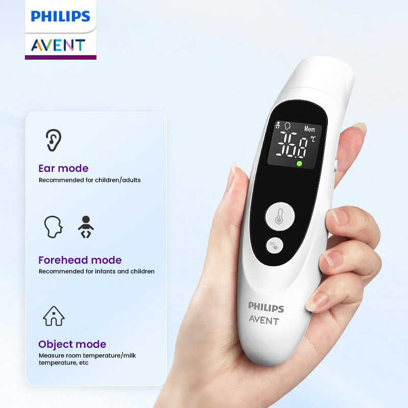 Philips Avent 2-In-1 Household Accurate Medical Ear Thermometer Special ...