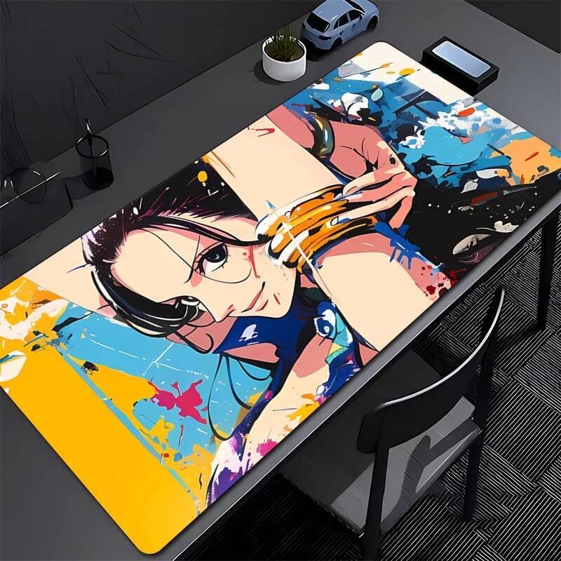 Gaming Mouse Pad ONE PIECE Nico·Robin Accessories Office Gamer Keyboard ...