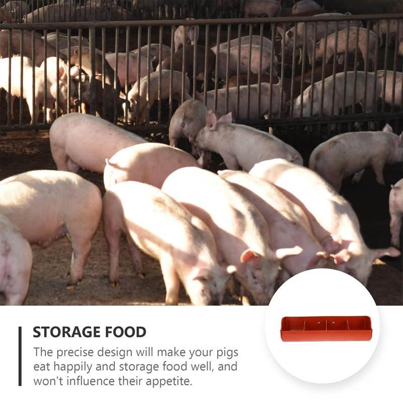 Plastic Piglet Trough Automatic Feeding Five Grids Pig Sow Feeder ...