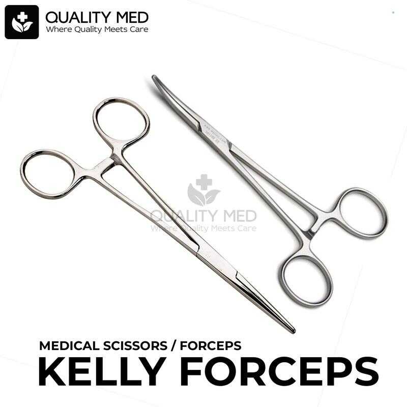 Kelly Forceps | Straight Or Curved Stailess 708 | Shopee Philippines