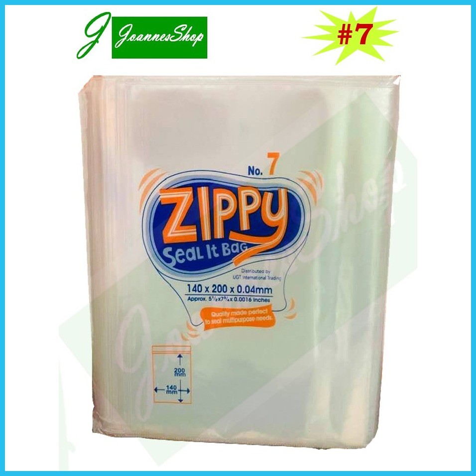 ♀ 100 PCS ZIPPY RESEALABLE BAG WITH ZIPLOCK page 1 of 2 | Shopee ...