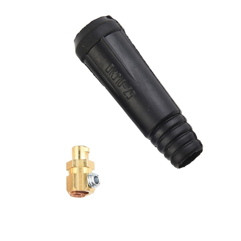 [COD] TIG Welding Cable Panel Connector-Plug DKJ10-25 200Amp Euro Style ...