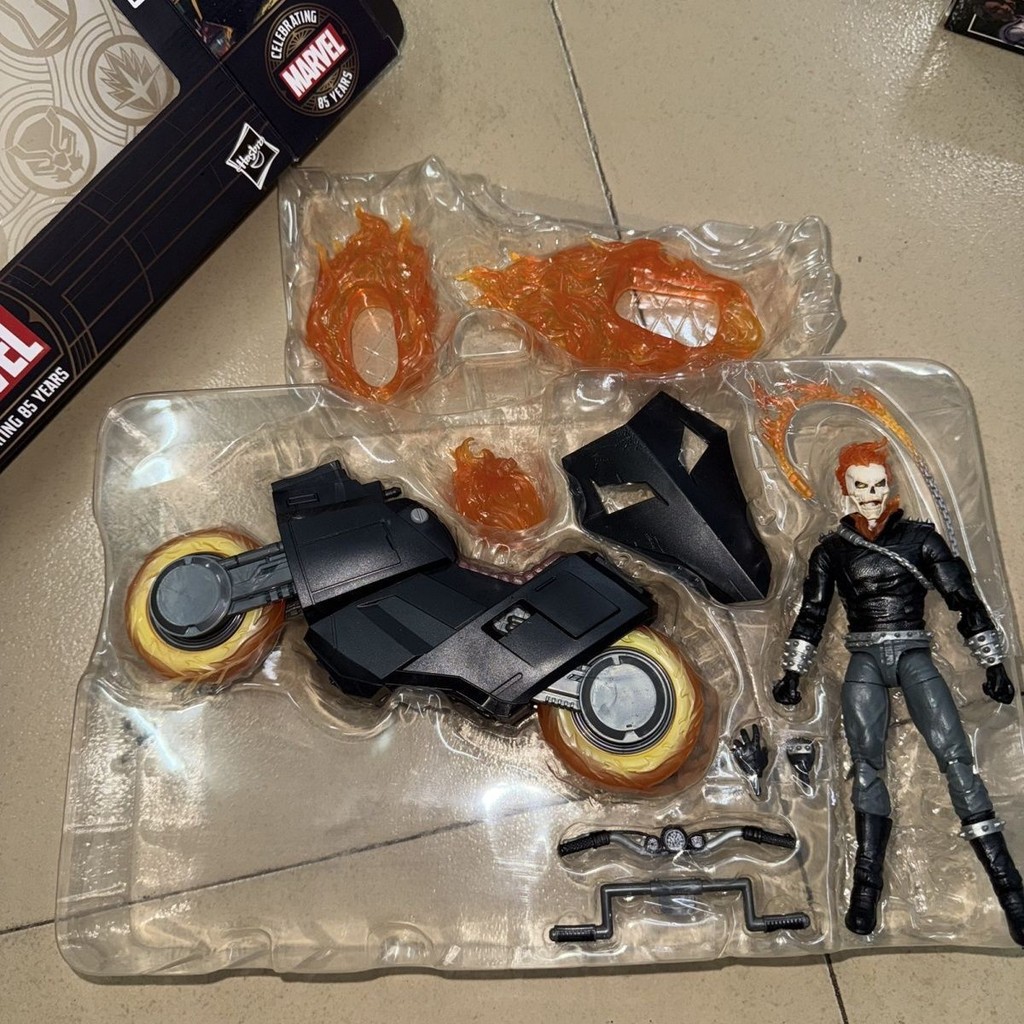 85th Anniversary Series Ghost Rider and Motorcycle Chariot 6inch ...