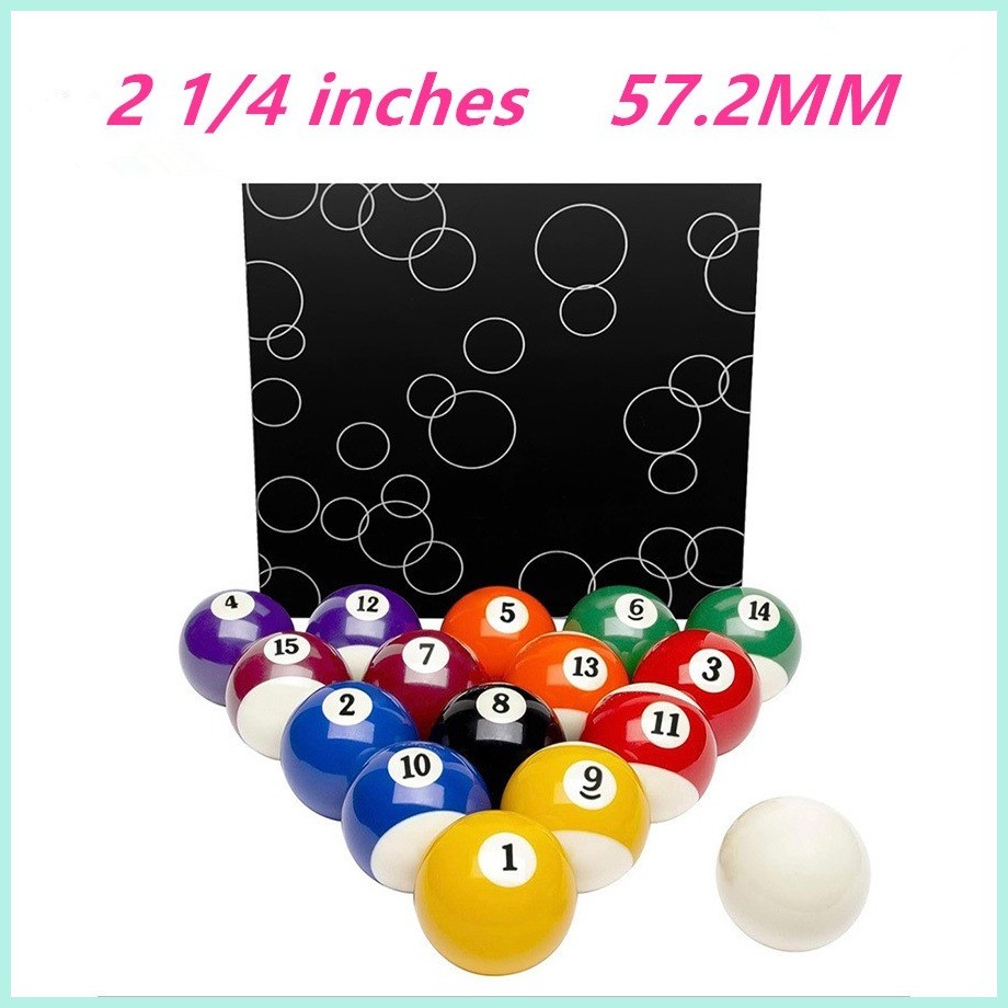 STANDARD SIZE BILLIARD BALL FOR BILLIARD TABLE (2 1/4 INCHES) / BOLA NG ...