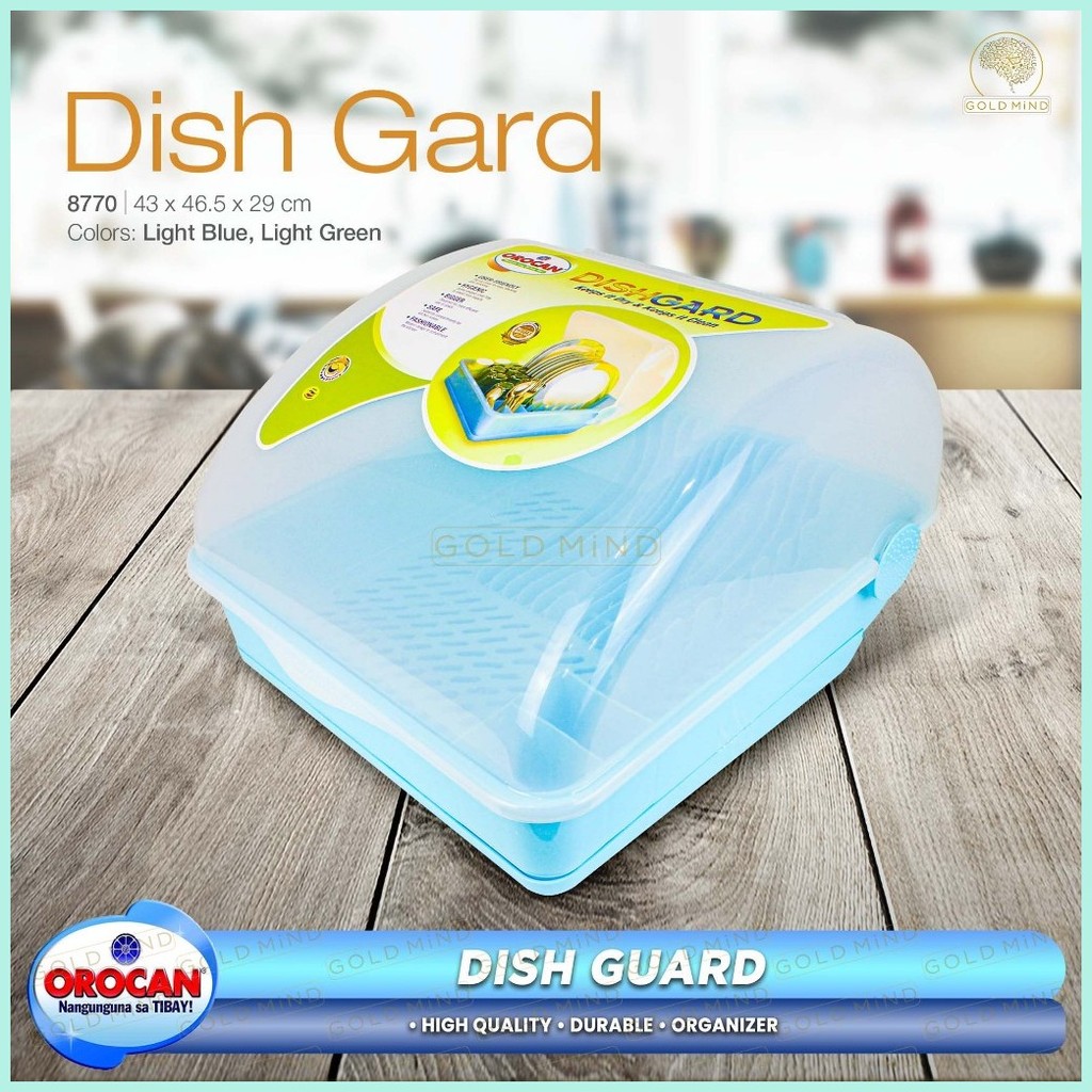 Orocan Dish Rack Drainer with Cover -Gold Mind | Shopee Philippines