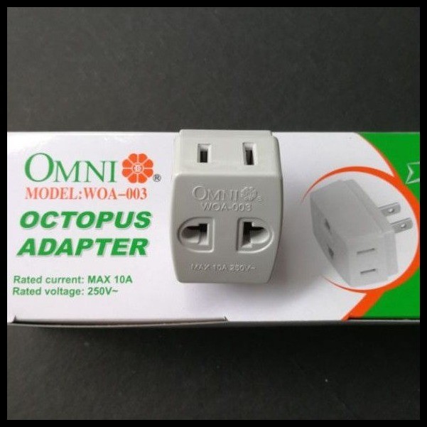 Omni 3 Gang Octopus Adapter WOA-003 | Shopee Philippines