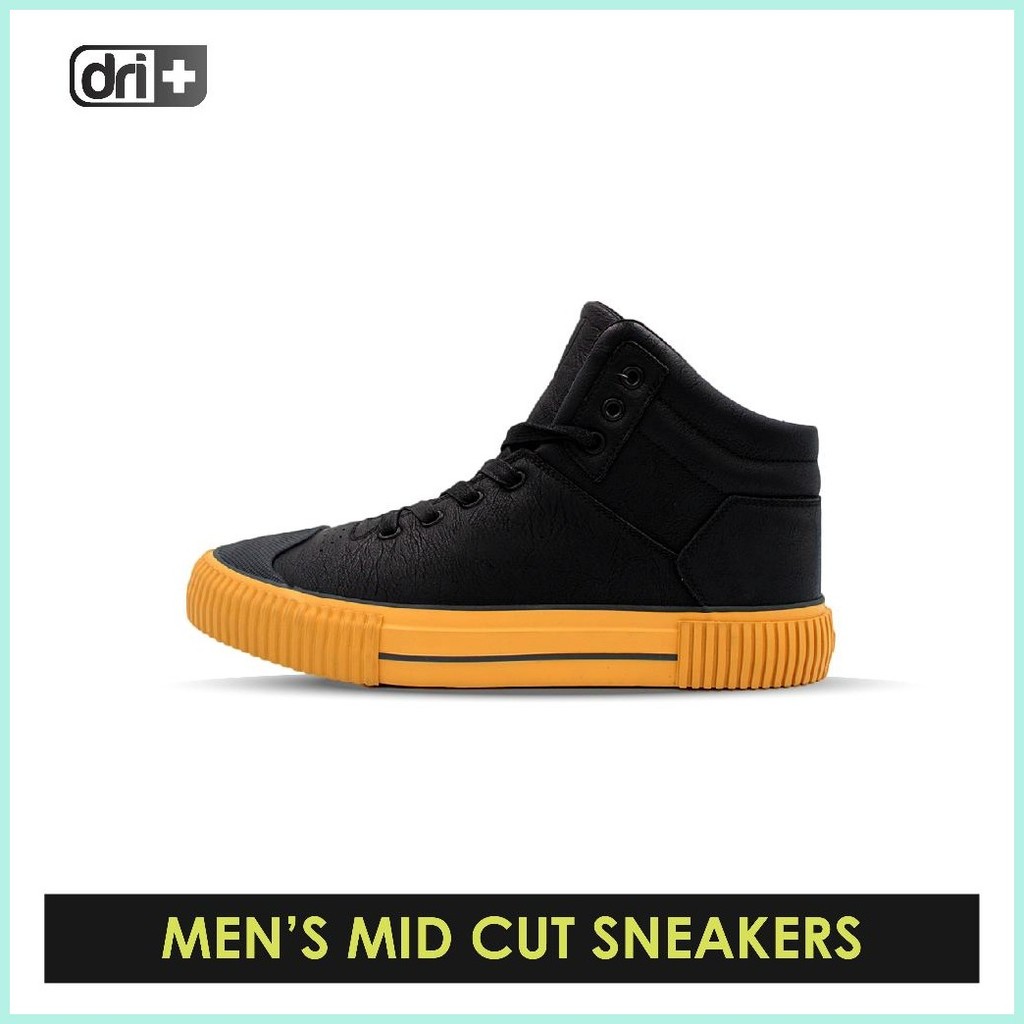 Dri Plus Mens DRI+RIDE Urban Leather Mid Cut Sneaker Shoes HDMH3403 ...