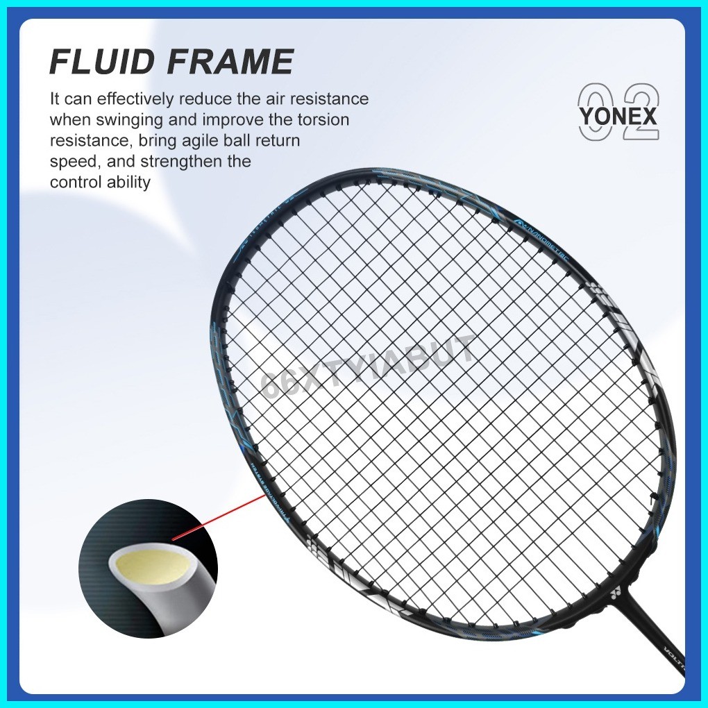 YONEX badminton racket original set carbon Single VTZF 4U G5 25Lbs full ...
