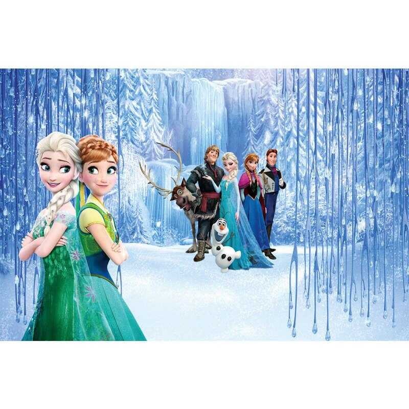 Frozen Cartoon Anime Tile Decorative Self-Adhesive Children's Room ...