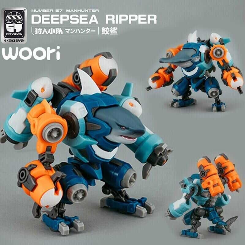 No.57 Deepsea FIFTYSEVEN Ripper Shark Sphyrnidae Armored Puppet Number ...