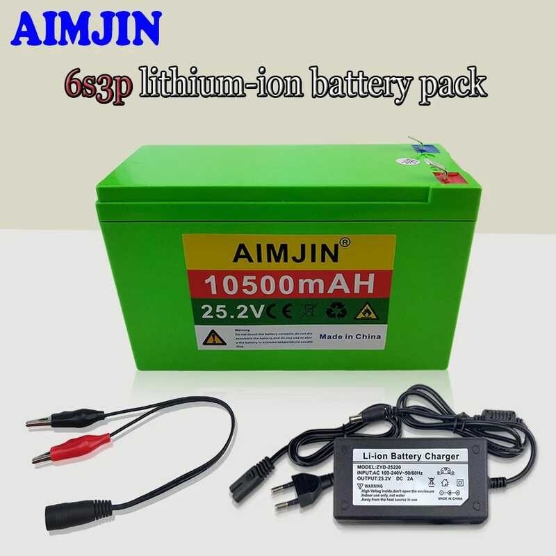 25.2V 10500Mah 6S3p Lithium-Ion 18650 Power Battery Pack, Built-In BMS ...